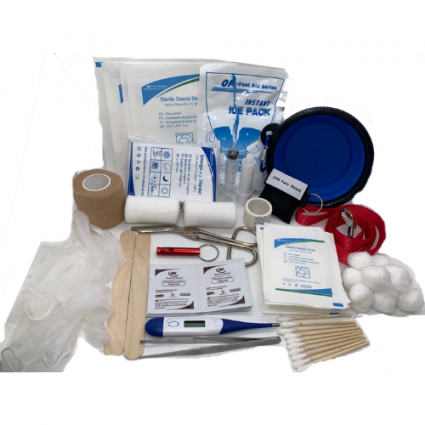 60+ pc Deluxe Custom Pet First Aid Kit (Veterinary Approved) – Pet ...